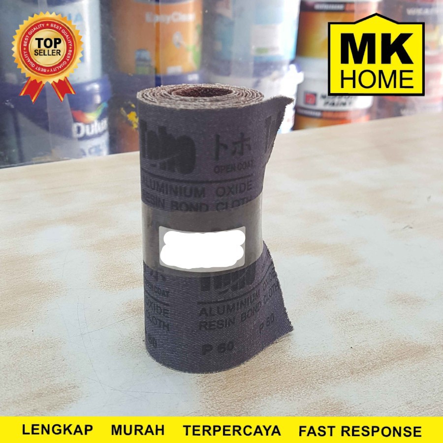 Jual AMPLAS METERAN 120 KASAR / AMPLAS ROLL TAIYO 120 | Shopee Indonesia
