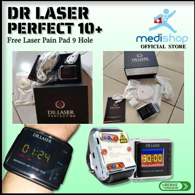 Jual Original New Dr Laser Perfect 10 Plus+Laser Pain Pad 9 Hole Murah | Shopee Indonesia