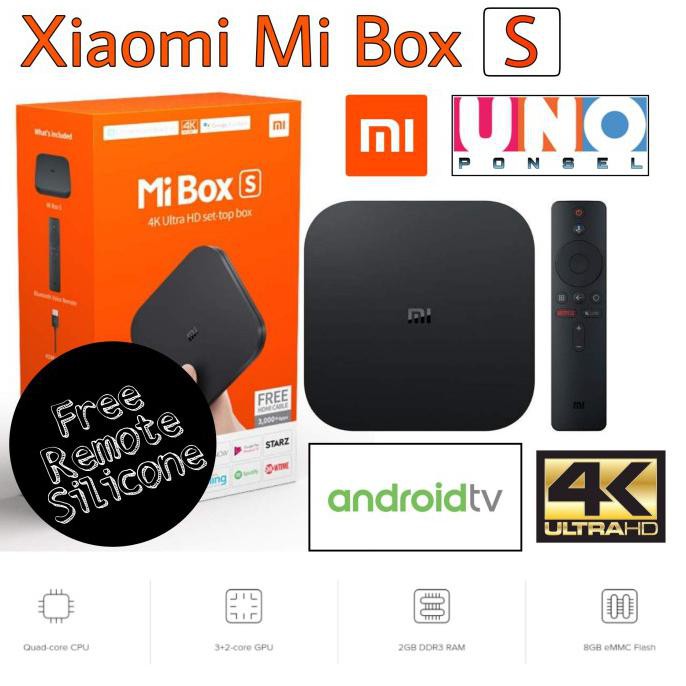 Jual Ready&Siapkirim Xiaomi Mi Box S - Mibox Android Tv 4K Ultra Hd Set ...
