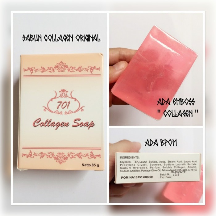 Jual COLLAGEN SOAP 701 SABUN COLLAGEN BPOM | Shopee Indonesia