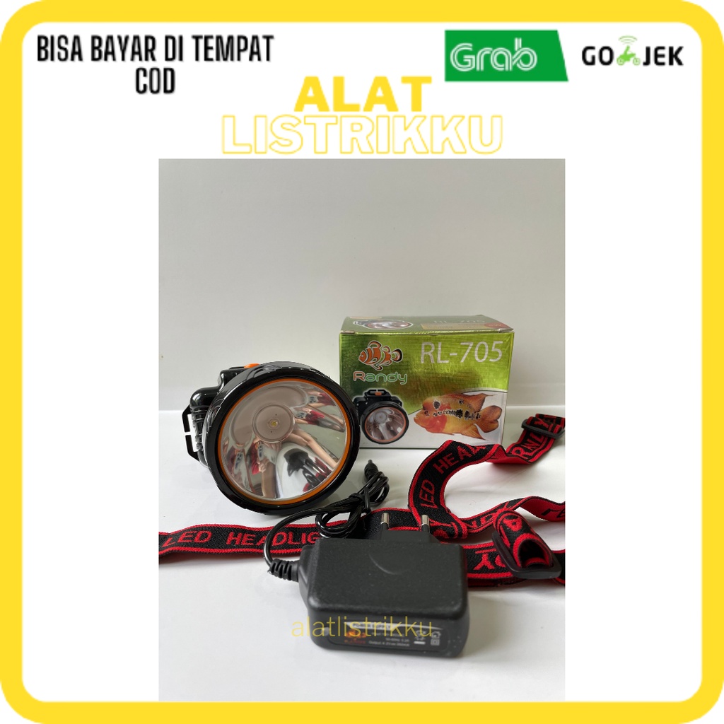 Jual Senter Kepala Lampu Cari Katak Sawah Dony Randy 705 Sentolop Ikat ...