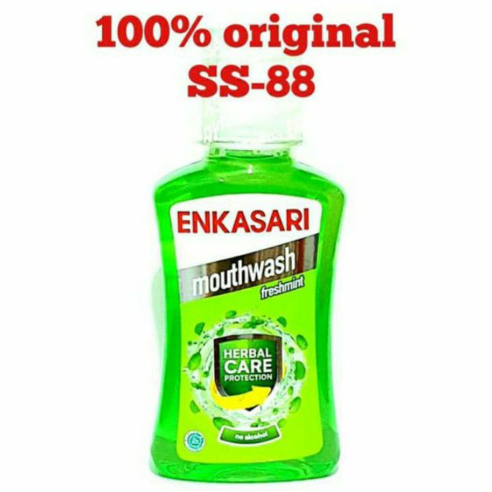 Jual ENKASARI MOUTHWASH ~ FRESHMINT (100ml) | Shopee Indonesia