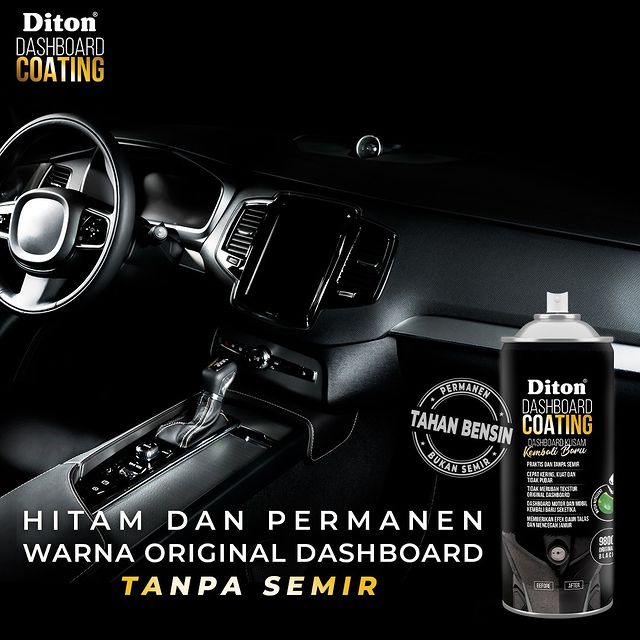 Jual Cat Semprot DITON PREMIUM Dashboard Coating 9800 400cc | Shopee ...