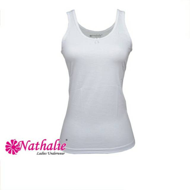 Jual Nathalie TAnktop Putih Polos NTA 0027 | Shopee Indonesia