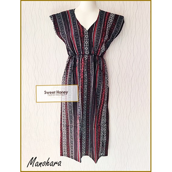 Jual Dress Daster Manohara Panjang Maxi Dress Motif Macan, Bunga dan ...