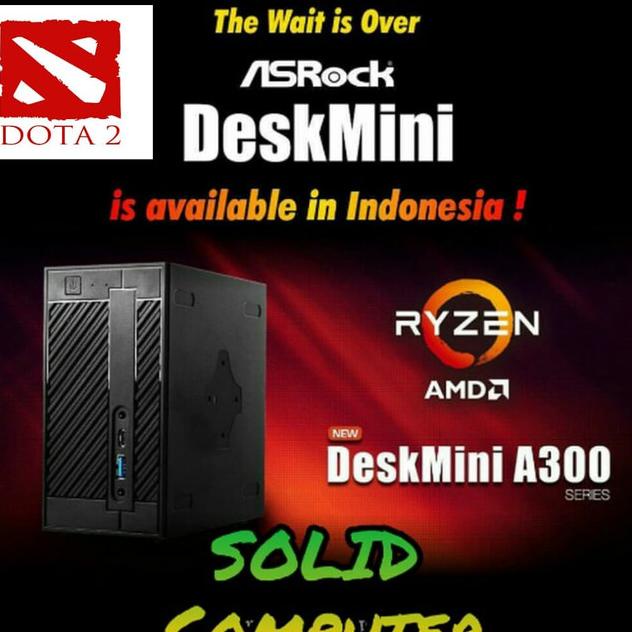 Jual Mini Pc Asrock Deskmini A300 Ryzen ( Custom Spek ) | Shopee Indonesia