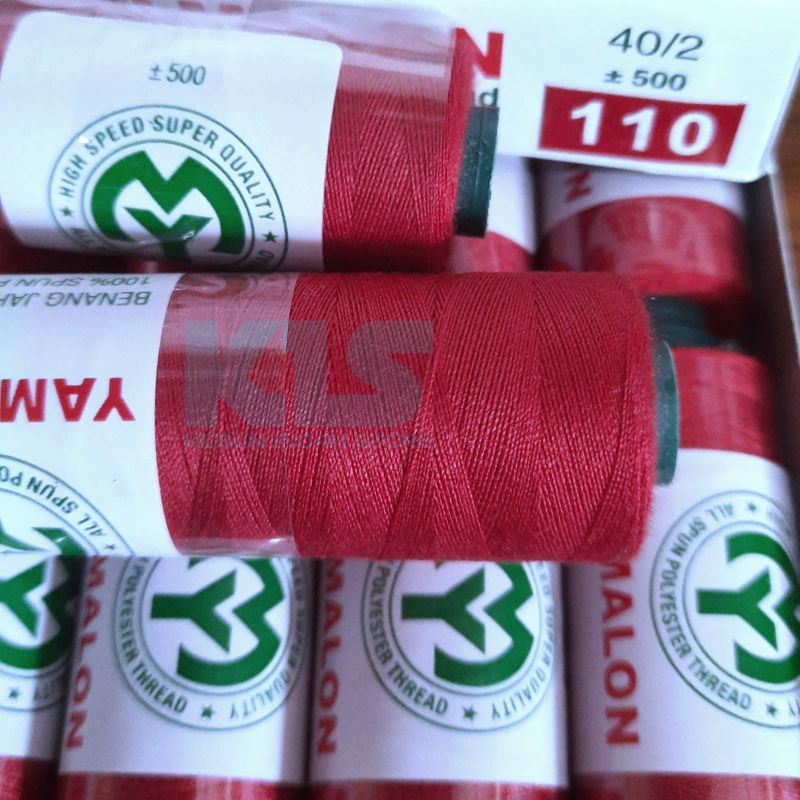 Jual Benang Jahit Yamalon 500 yds Merah | Shopee Indonesia