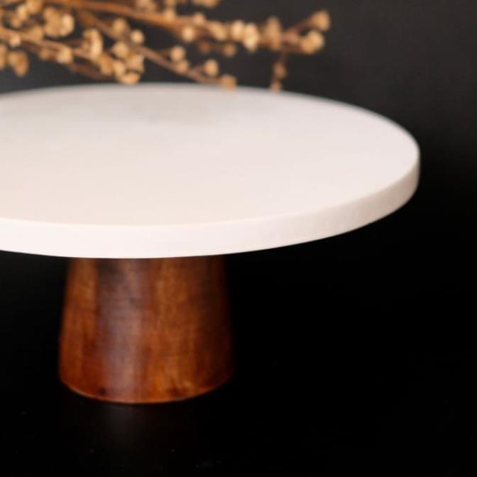 Jual Marble Turntable cake stand / meja putar hias kue marmer asli ...