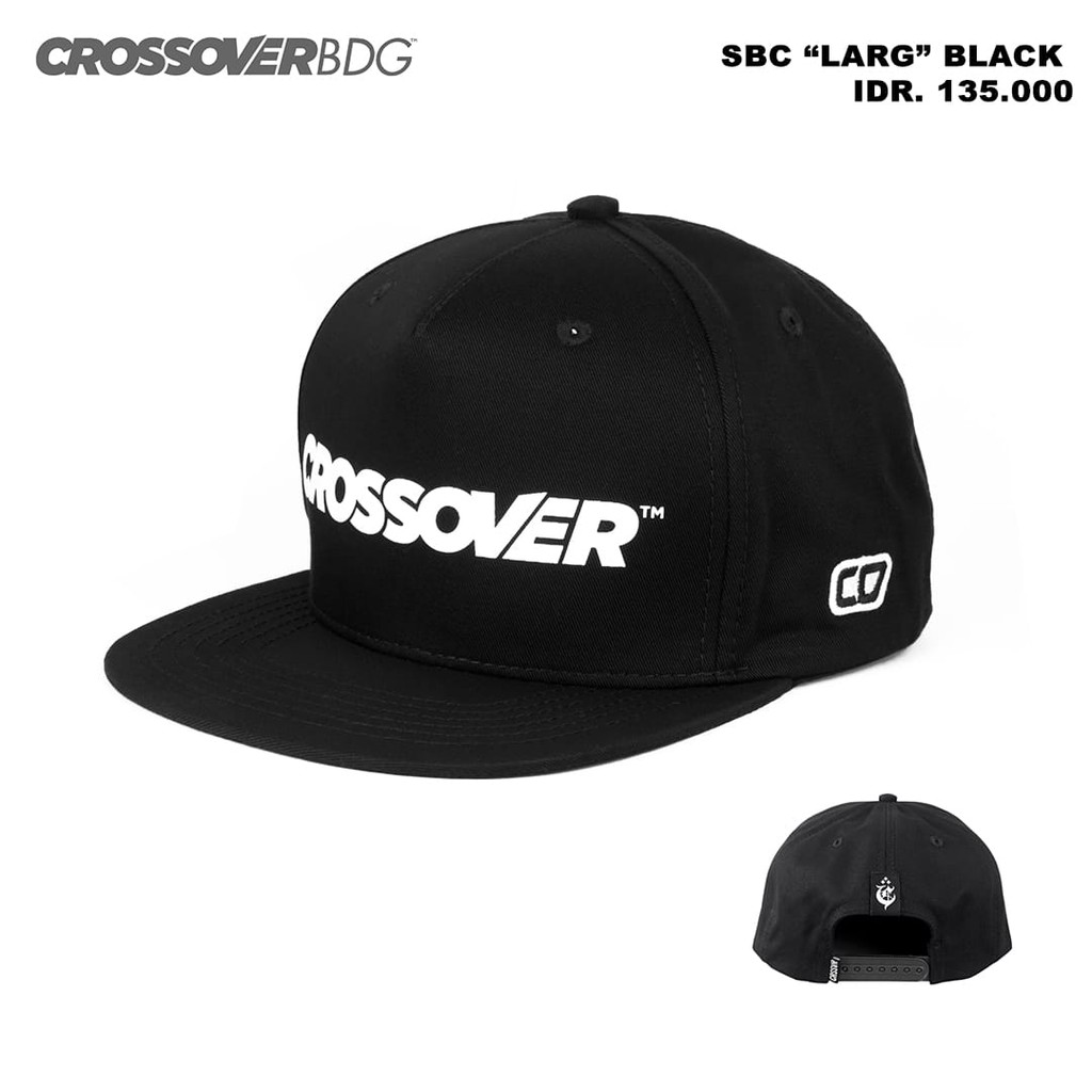 Jual Trucker caps CROSSOVER "LARG BLK" crossoverbdg | Shopee Indonesia