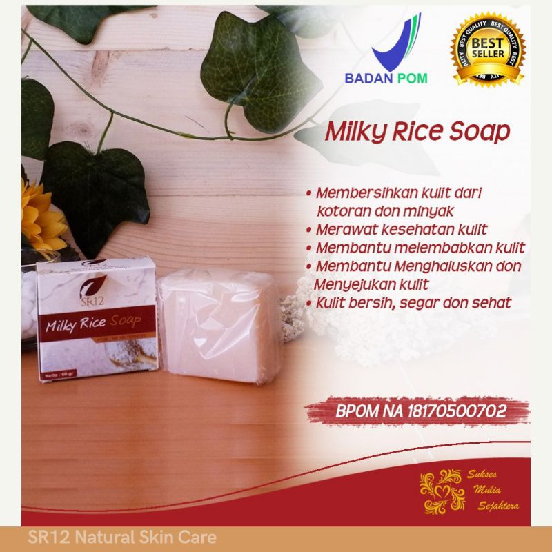 Jual Milky Rice Soap SR12/ Sabun Multifungsi SR12/ Sabun Beras | Shopee ...