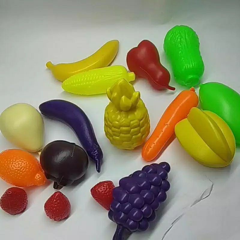 Jual B 505 - Mainan Macam Buah Buahan Isi 16 pc Besar B505 | Shopee ...