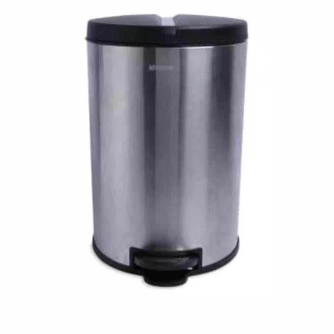 Jual Krisbow Pedal bin 12 L /Tempat sampah injak stainless | Shopee Indonesia