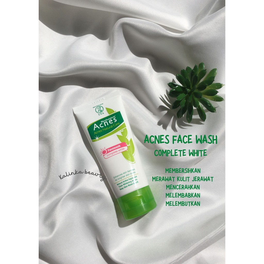 Jual ACNES FACE WASH CREAMY WASH/ YOGURT TOUCH/DEEP PORE/COMPLETE WHITE ...