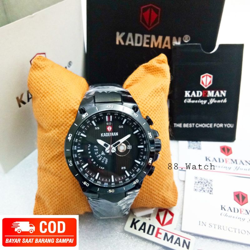 Jual JAM TANGAN PRIA KADEMAN TYPE 415G 100%ORIGINAL | Shopee Indonesia