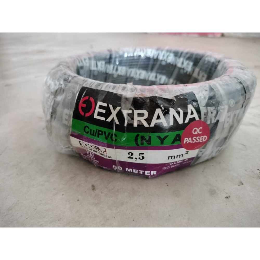 Jual KABEL NYA 2.5 EXTRANA HITAM | Shopee Indonesia