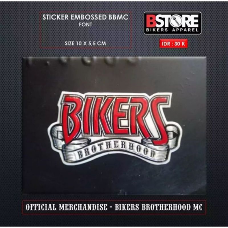 Jual Sticker Embos BBMC Font | Shopee Indonesia