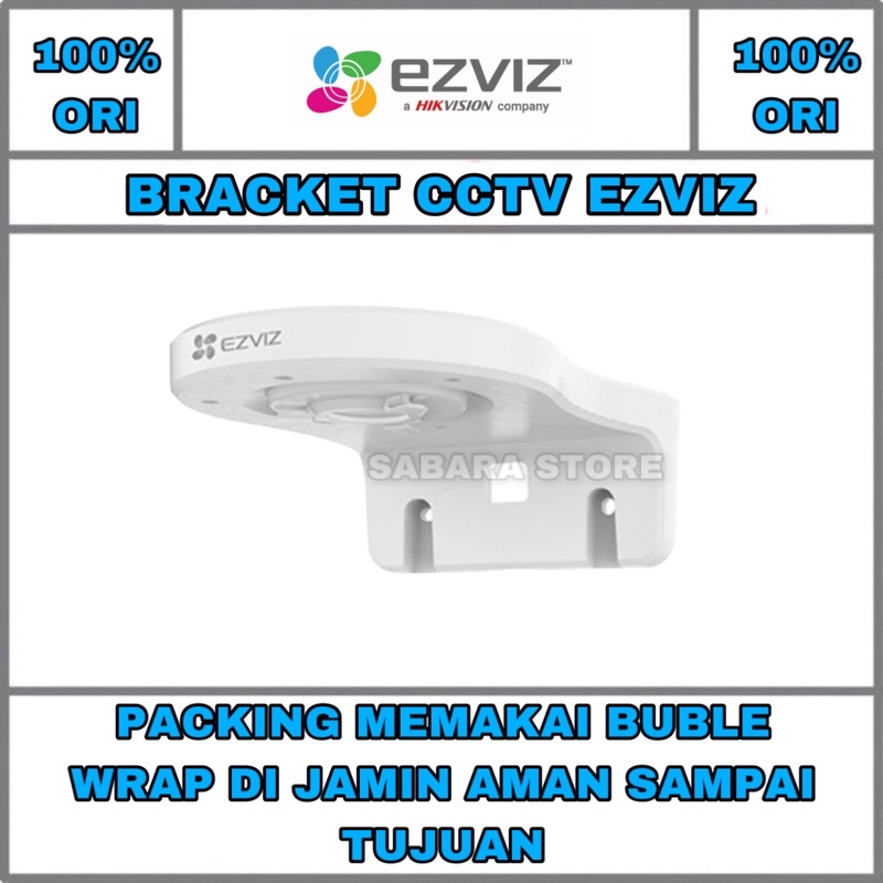 Jual Bracket Dinding Kamera CCTV Indoor Hikvision Ezviz IP cam C6CN C6N ...