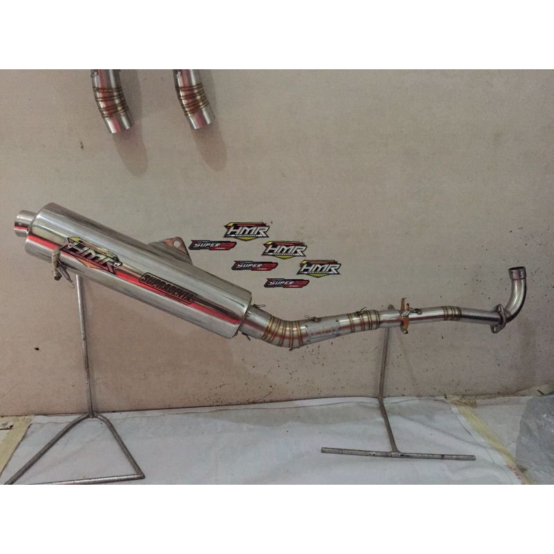 Jual knalpot Supra 125 model standar by HMR RACING EXHAUST(sudah ada ...
