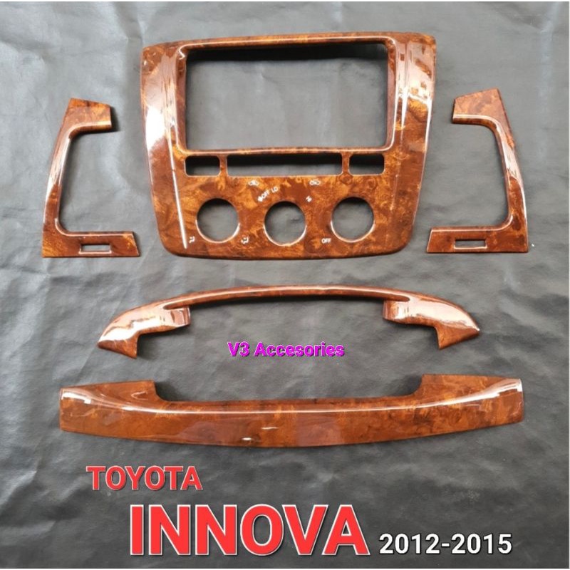 Jual Panel Wood TOYOTA INNOVA 2012-2015 Bagian Dashboard (5pcs ...