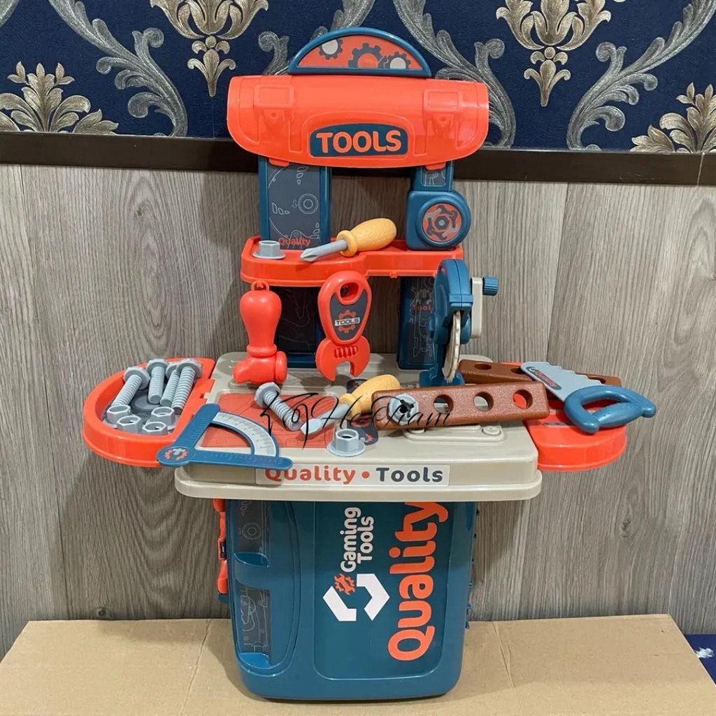 Jual Mainan Workbench Quality Tool Play set 3 in 1 No.008-927A Mainan ...