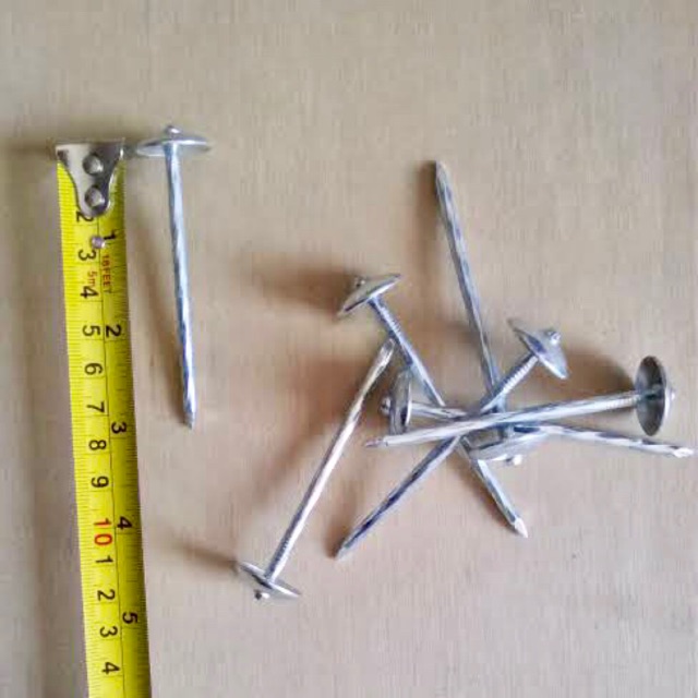 Jual Paku Payung Asbes 3” (7cm) per 1/4 Kg | Shopee Indonesia