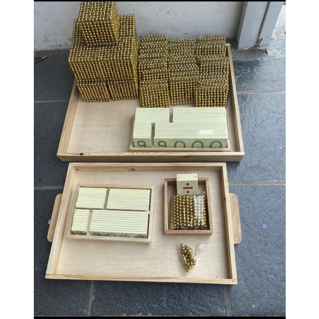 Jual Bank game montessori full golden beads full set | Shopee Indonesia