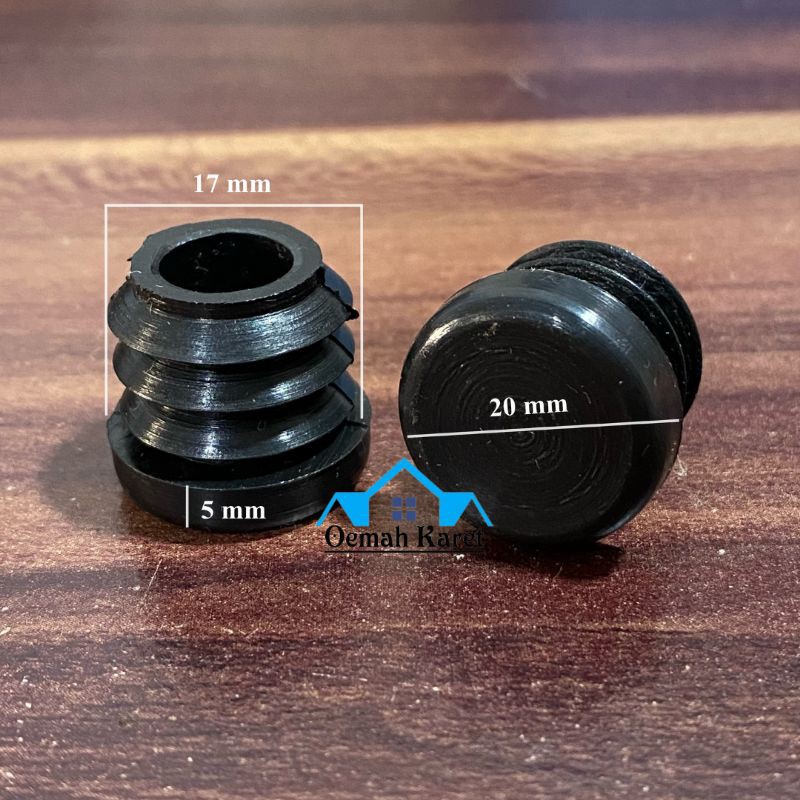 Jual Plastik DOP 17 mm tutup pipa besi bulat - 8PCS | Shopee Indonesia