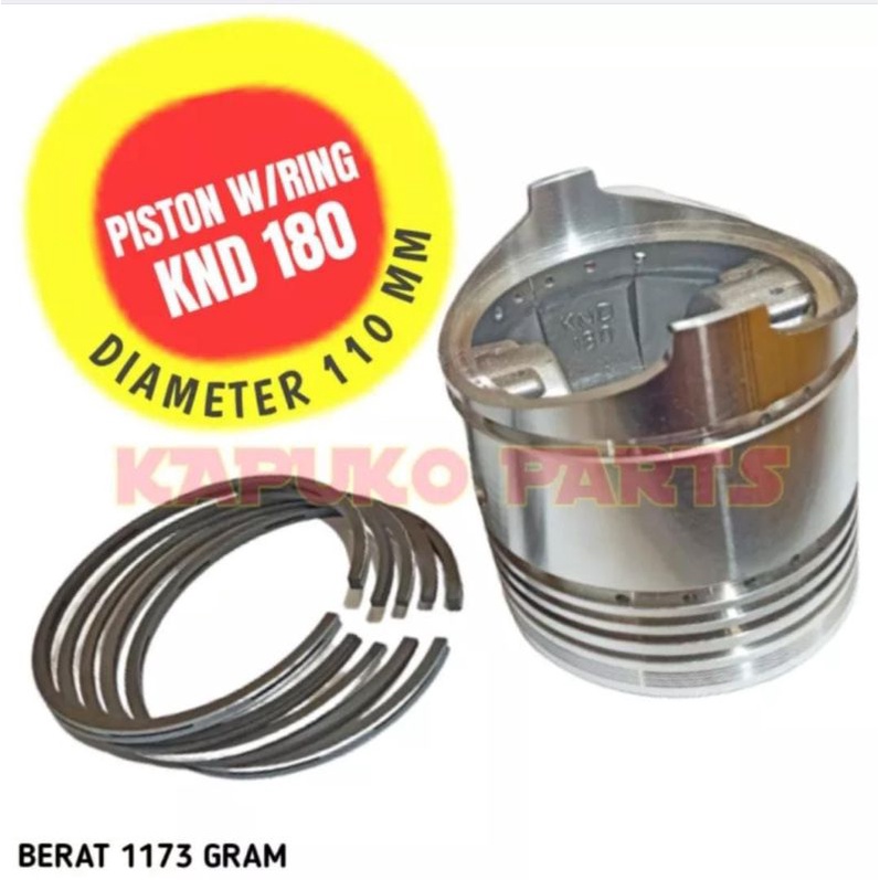 Jual KND 180 PISTON W/RING UNTUK MESIN DIESEL KUBOTA 18PK | Shopee Indonesia
