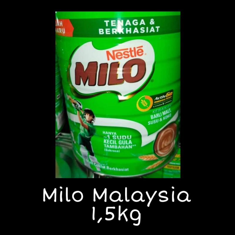 Jual Milo Malaysia 1,5kg | Shopee Indonesia