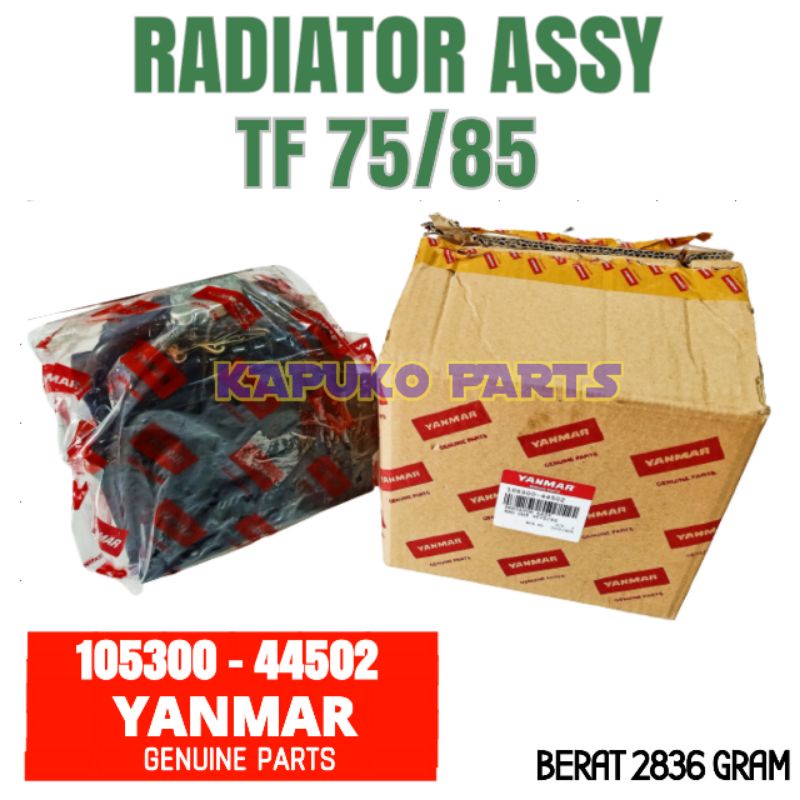Jual TF 85 RADIATOR ORIGINAL YANMAR UNTUK MESIN DIESEL YANMAR | Shopee ...