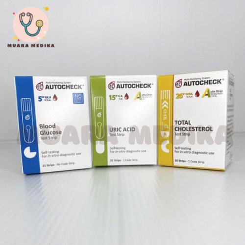 Jual Paket Autocheck Strip (Kolestrol, Gula, Asam Urat) | Shopee Indonesia Jual Paket Autocheck Strip (Kolestrol, Gula, Asam Urat) | Shopee Indonesia