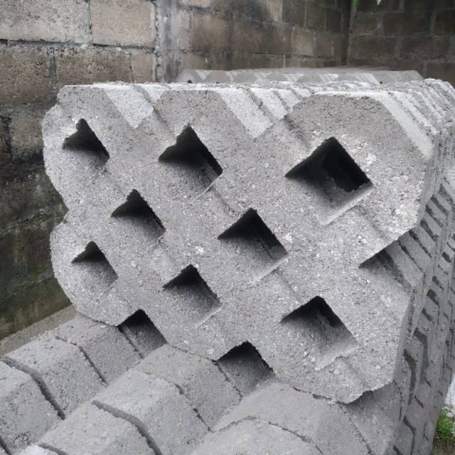 Jual Paving Block Rumput / Grass Block ukuran 30x45x6cm lubang 8 ...