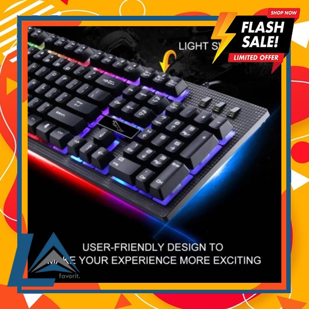 Jual Leopard G20 Keyboard Gaming With LED Light Keyboard Eksternal ...