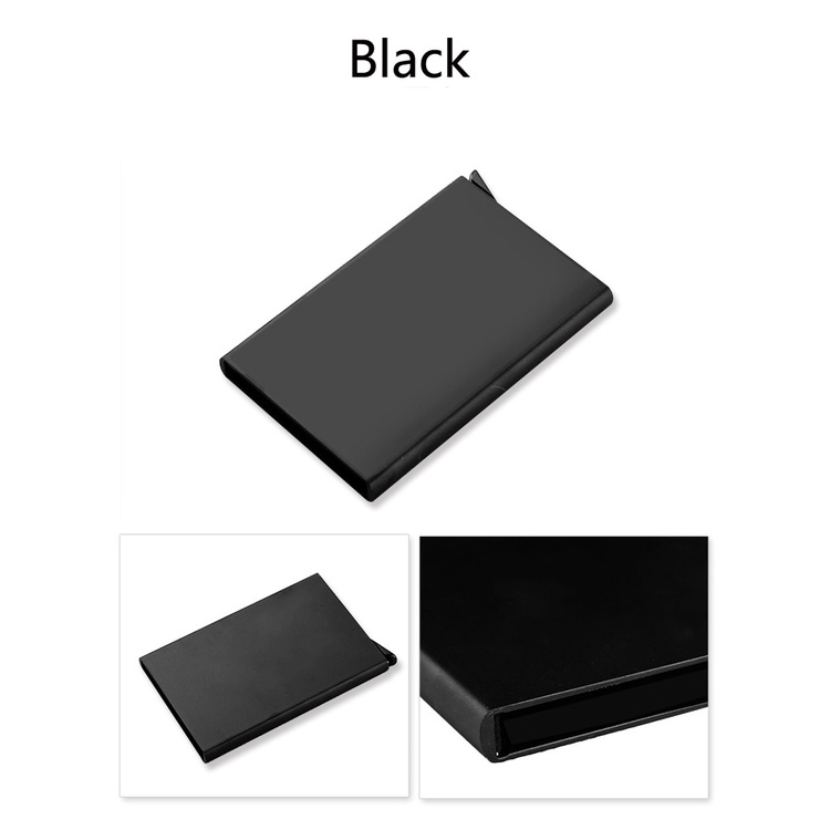 Jual Dompet Kartu Metal Case Pop Up Card Holder RFID Blocking Smart ...