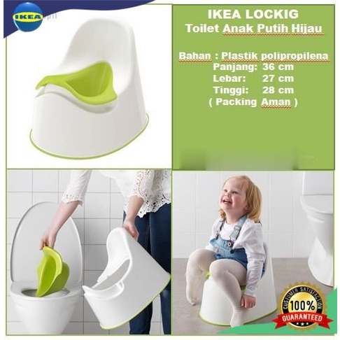 Jual Pispot Bayi Belajar Pipis Toilet Anak Pispot Lockig Hijau Putih ...