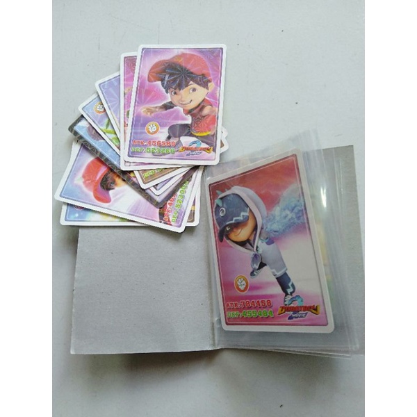 Jual album trading card Boboiboy isi 10lembar | Shopee Indonesia