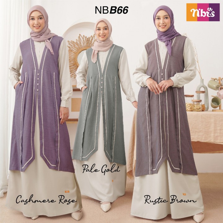 Jual GAMIS NIBRAS NB B66 ORIGINAL BY NBRS FASHION DRESS BAJU BUSANA ...