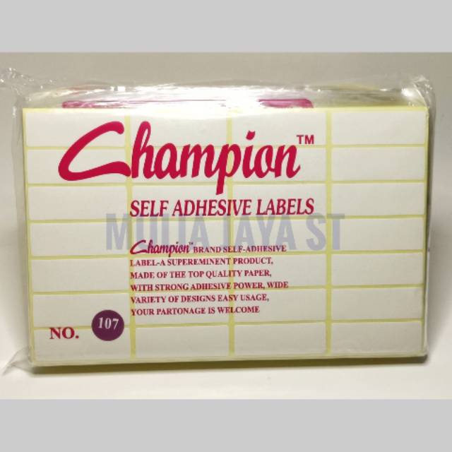 Jual Label Champion 107 / label harga | Shopee Indonesia