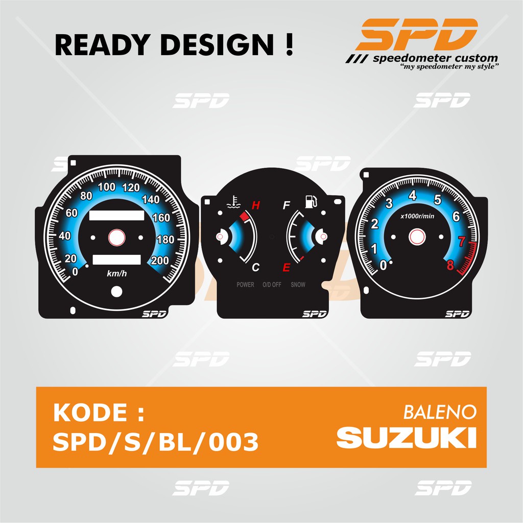 Jual PANEL SPEEDOMETER CUSTOM SUZUKI BALENO 97 / 2000 GARANSI 2 TAHUN ...