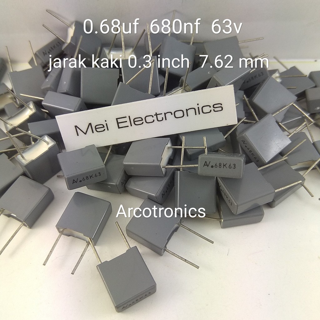 Jual Capacitor Film 0.68uf 680nf 63v Arcotronics | Shopee Indonesia