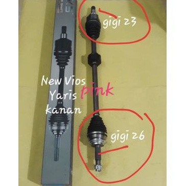 Jual Drive Shaft Cv Joint Assy As Roda Depan Komplit Yaris New Vios Gen 2 Kanan 2007-2012 ...