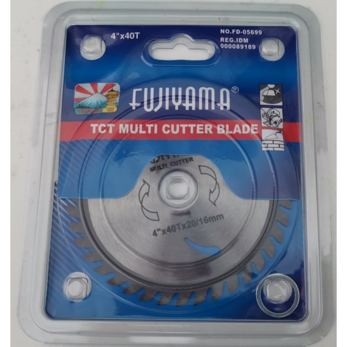 Jual MATA GERGAJI POTONG KAYU 4" FUJIYAMA MULTI CUTTER KAYU ALUMUNIUM ...