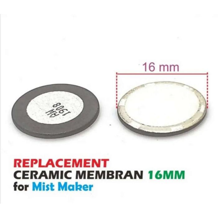 Jual Membran Mata Mist Maker 16mm Ceramic Keramik Disk Disc Mesin Kabut ...