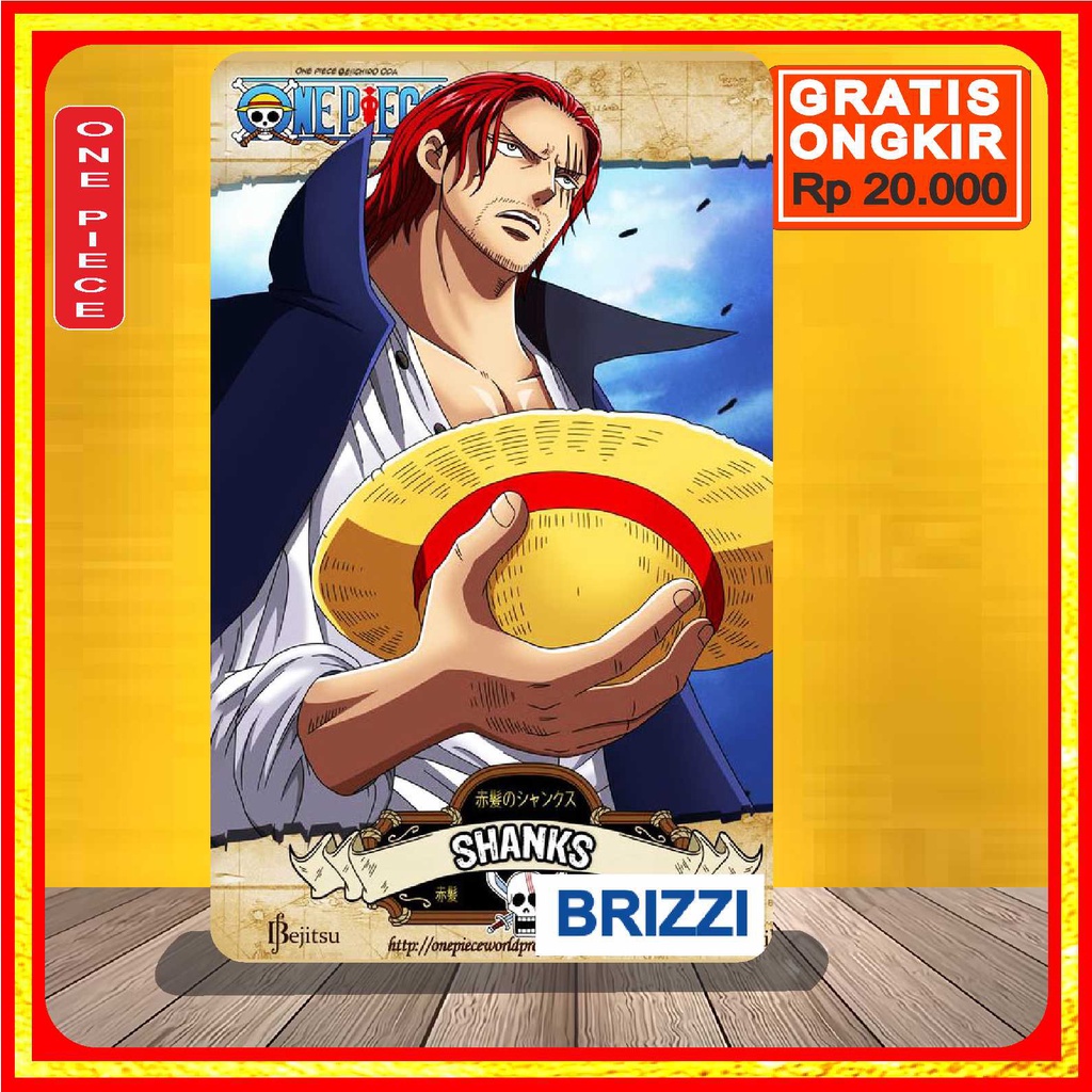 Jual Stiker Skin Kartu Atm Card Bca Bri One Piece Kartu | Shopee Indonesia