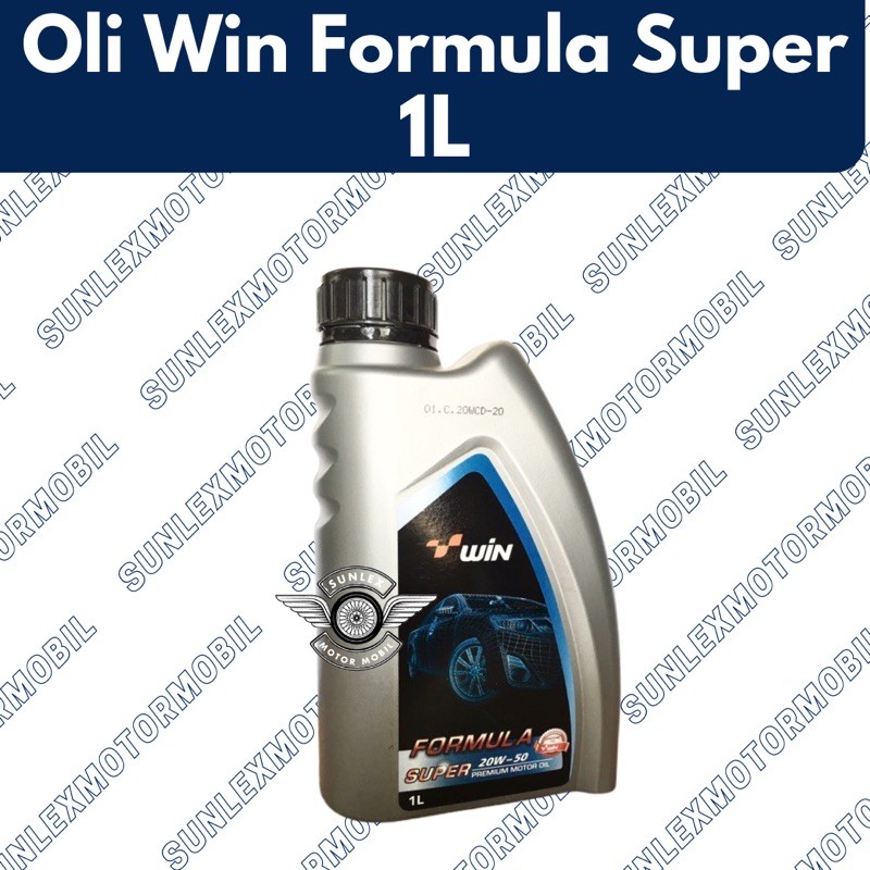 Jual OLI WIN FORMULA SUPER PREMIUM MOTOR 20W-50 1L 20W50 1LITER MOBIL ...