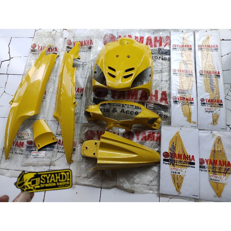 Jual BODY ALUS FULL SET MIO SPORTY ORIGINAL YAMAHA WARNA KUNING PLUS ...