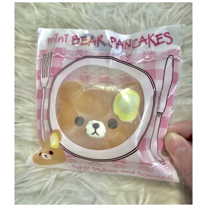 Jual RARE LICENSED SQUISHY MINI BEAR PANCAKE BYE PUNI MARU (BUTTER ...