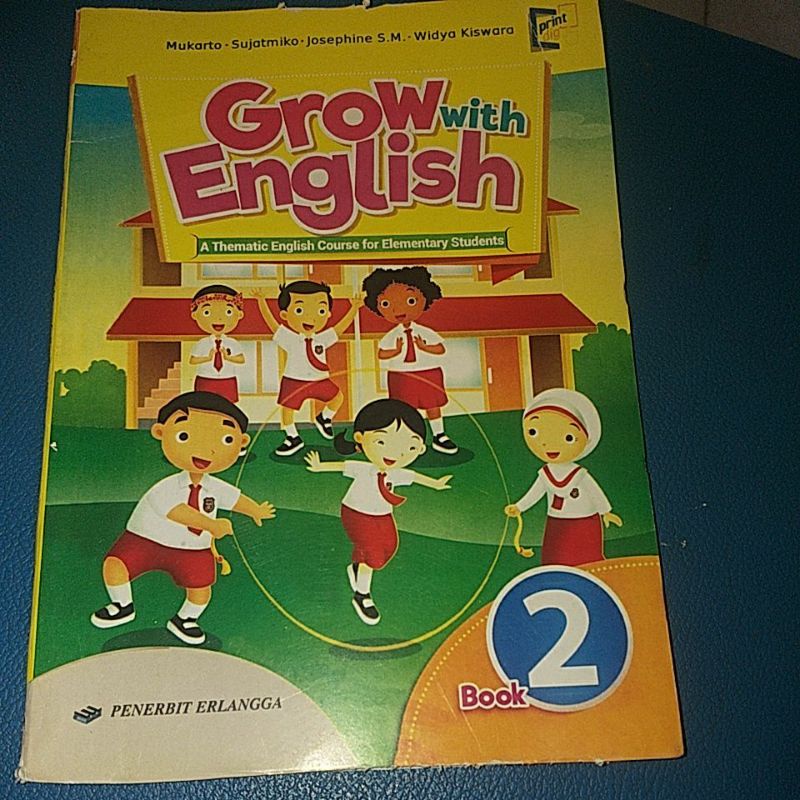 Jual buku grow with english book2 | Shopee Indonesia