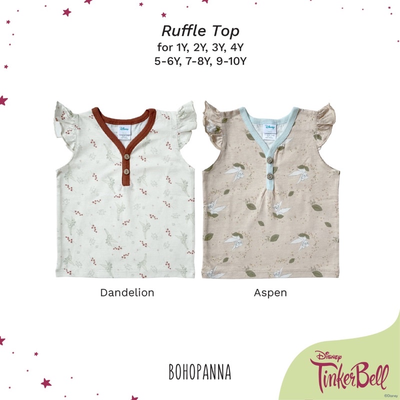 Jual Ruffle top - tinker bell edition | Shopee Indonesia