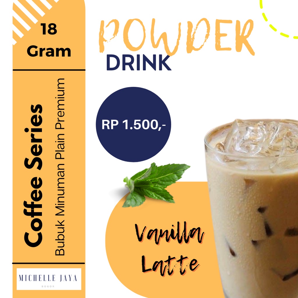 Jual Prime Powder Drink Super Premium Vanilla Latte 18 Gram / Plain ...
